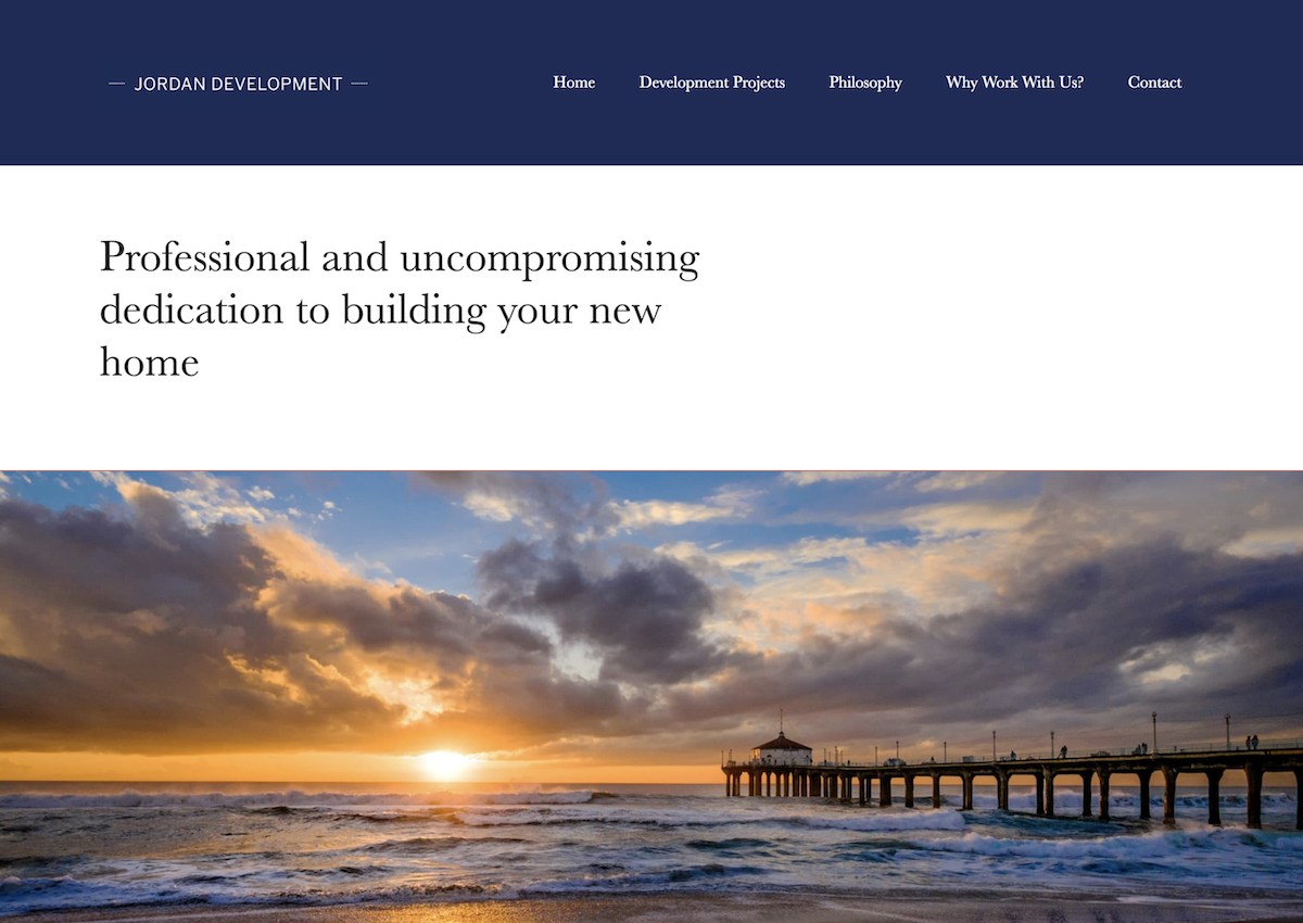Jordan Development | A Premium WordPress Website by imFORZA
