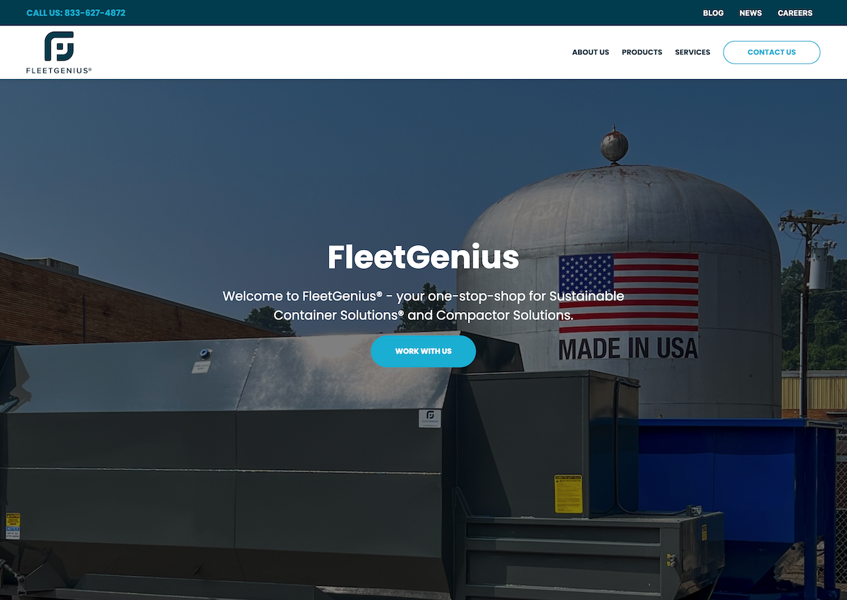 FleetGenius Compactor Solutions ⚡️ Custom WordPress Website by imFORZA